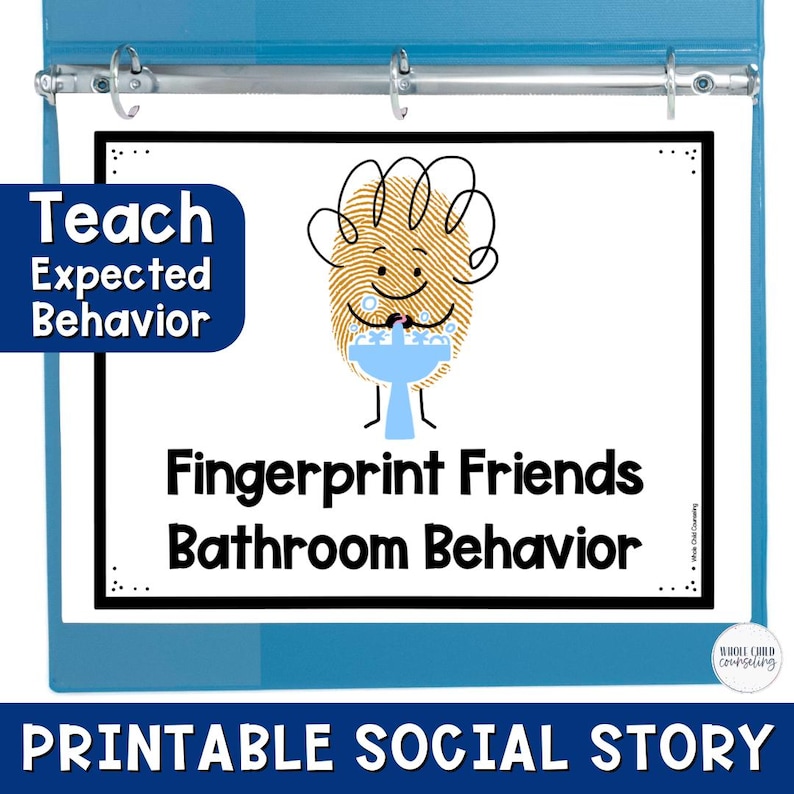 Teach Bathroom Behavior, Teach Bathroom Skills, Print and Digital ...