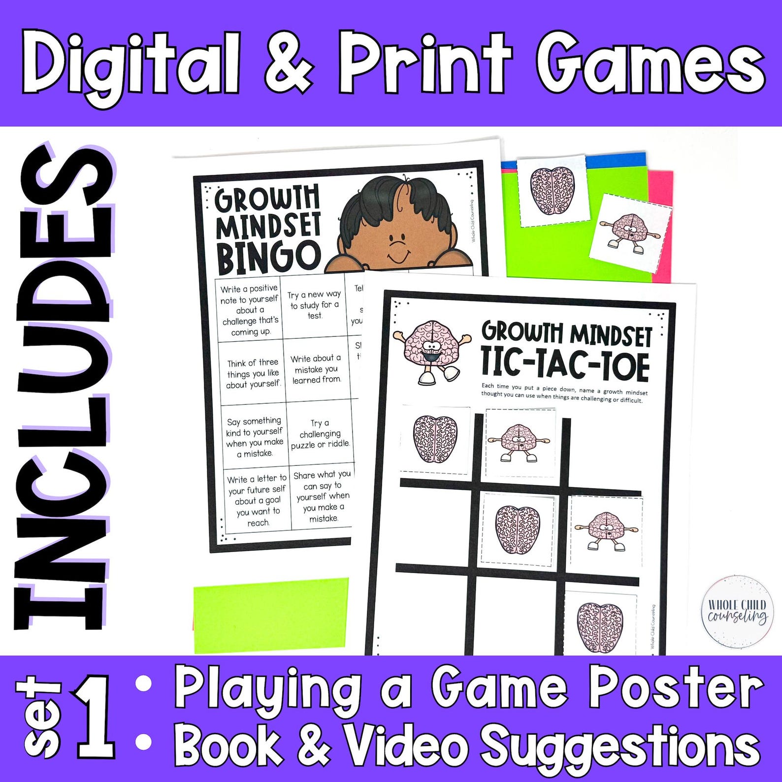 Mindset Games for Kids, Growth Mindset Children, Fixed Mindset ...