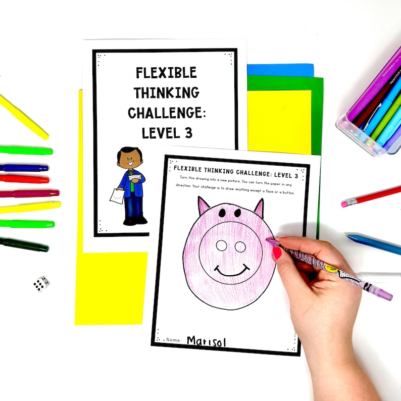 100+ Flexible Thinking Art Challenges for Kids, Flexible Vs. Rigid ...
