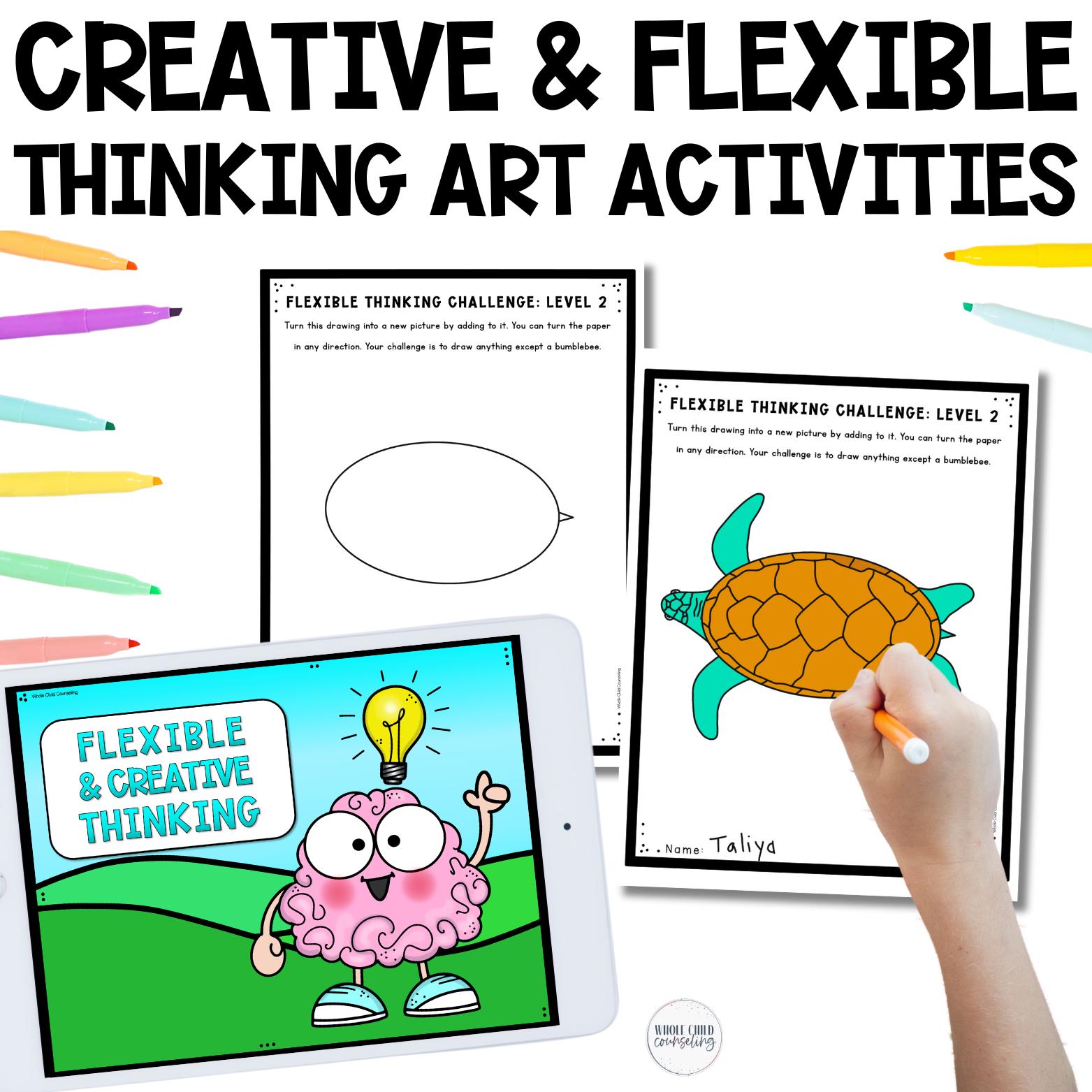 100+ Flexible Thinking Art Challenges for Kids, Flexible Vs. Rigid ...