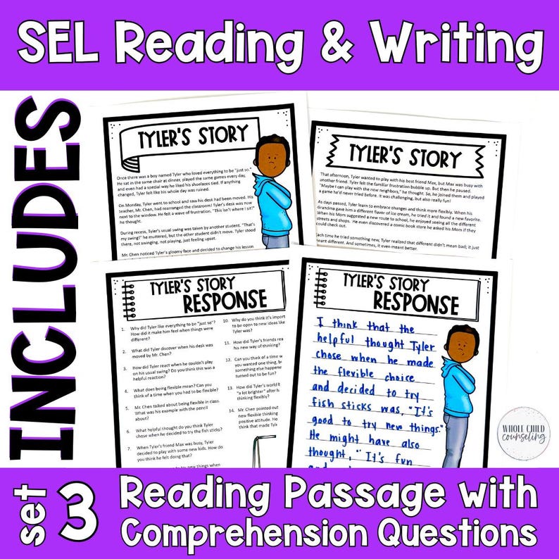 How to Be a Flexible Thinker for Upper Elementary Social Skills Set 3 ...