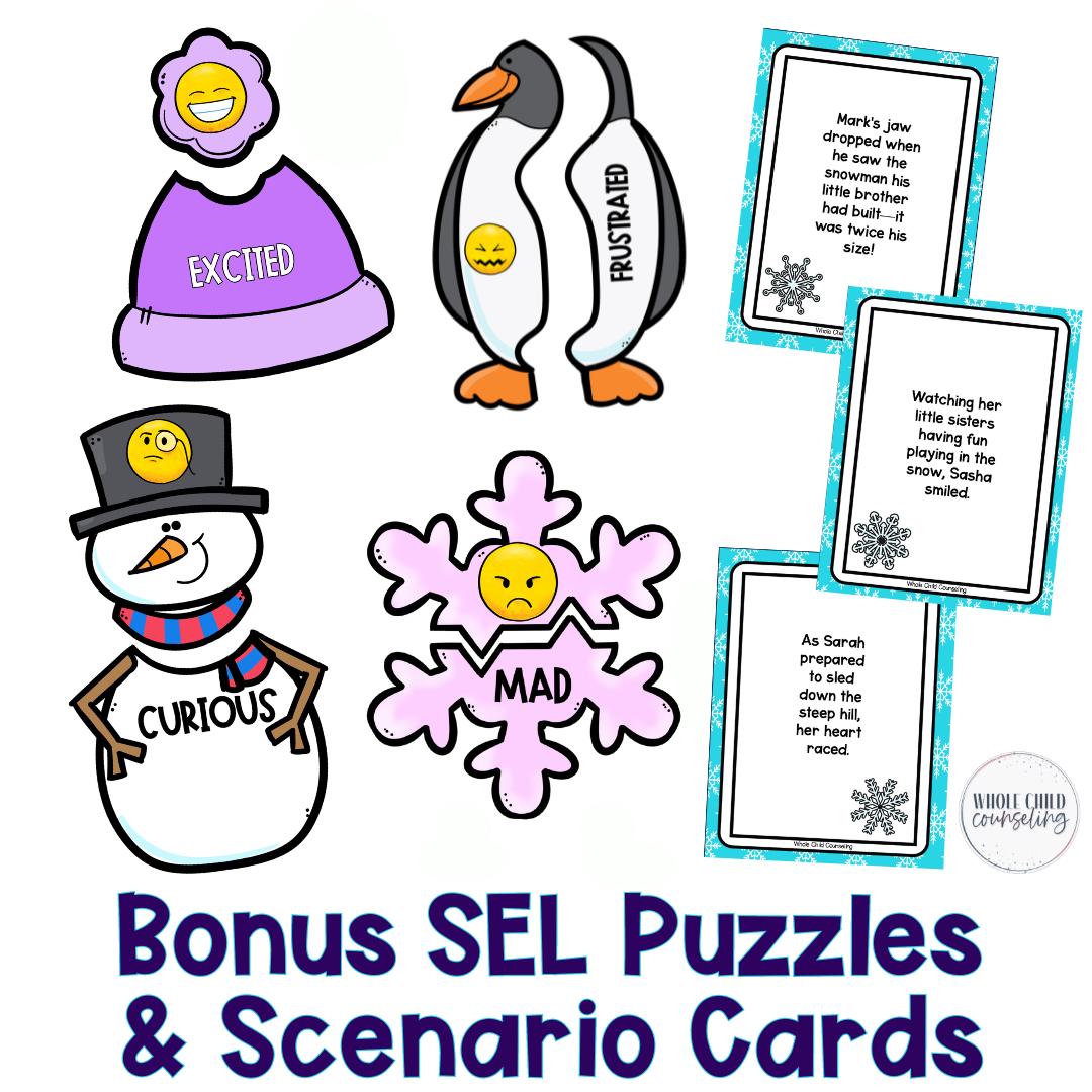 Winter Feelings Mazes for Kids, Printable Self Esteem Games for Kids ...