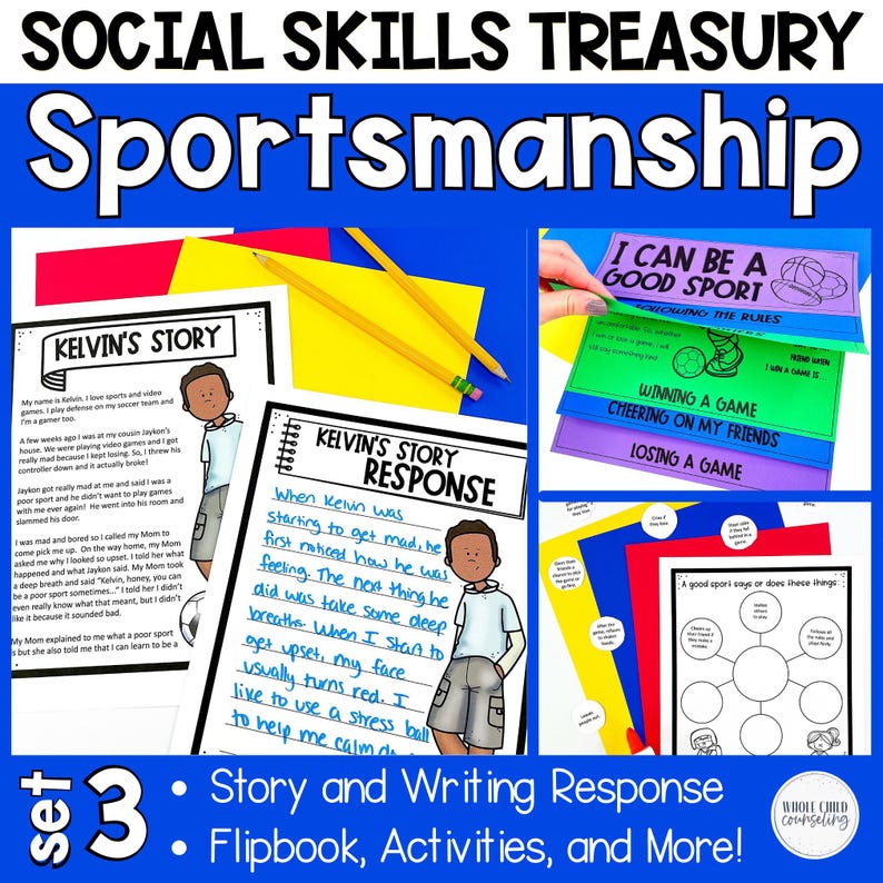 Social Skills Sportsmanship Printable Social Skills, Digital Download ...