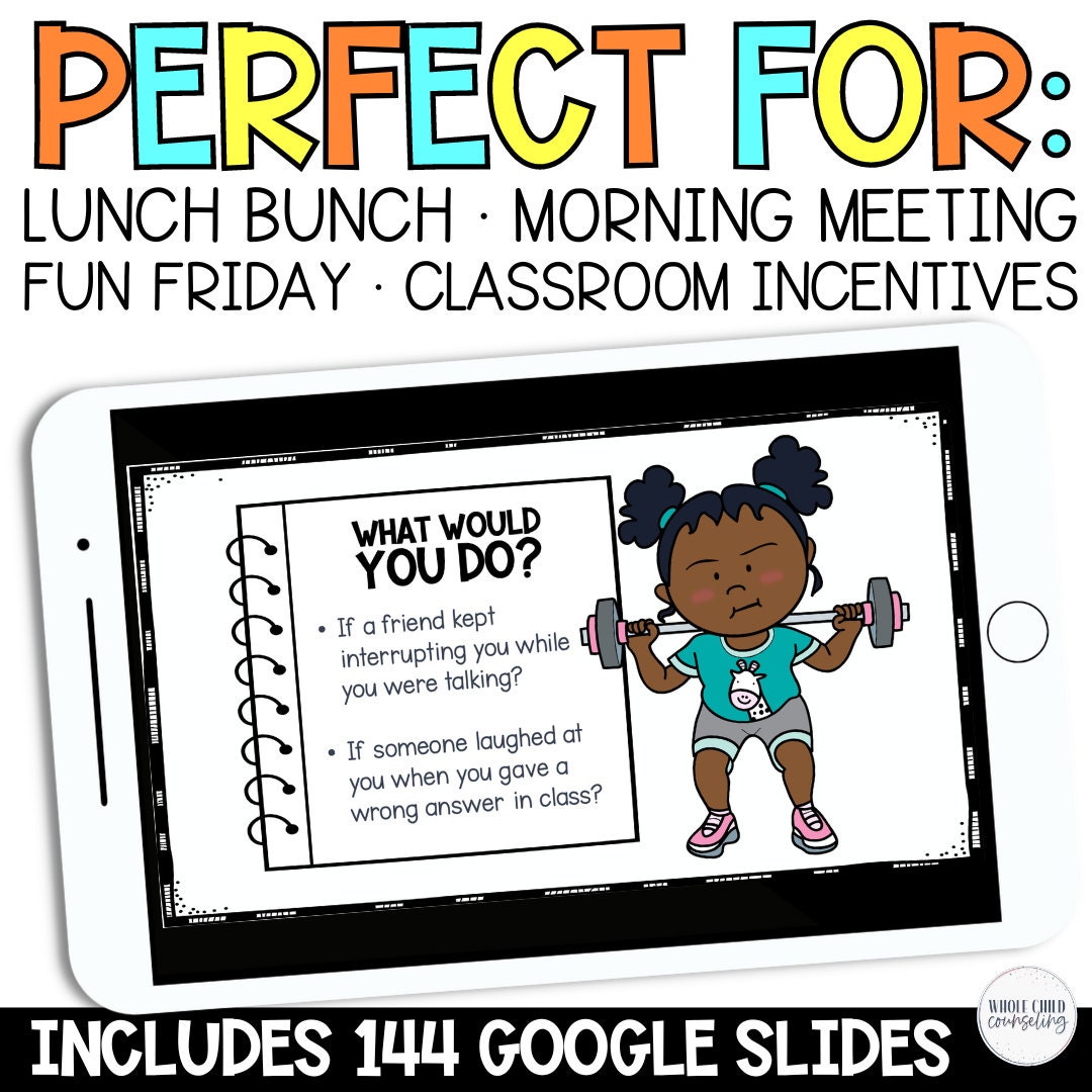 Lunch Bunch Placemats SEL Worksheets 2, Morning Meeting Social Skills ...