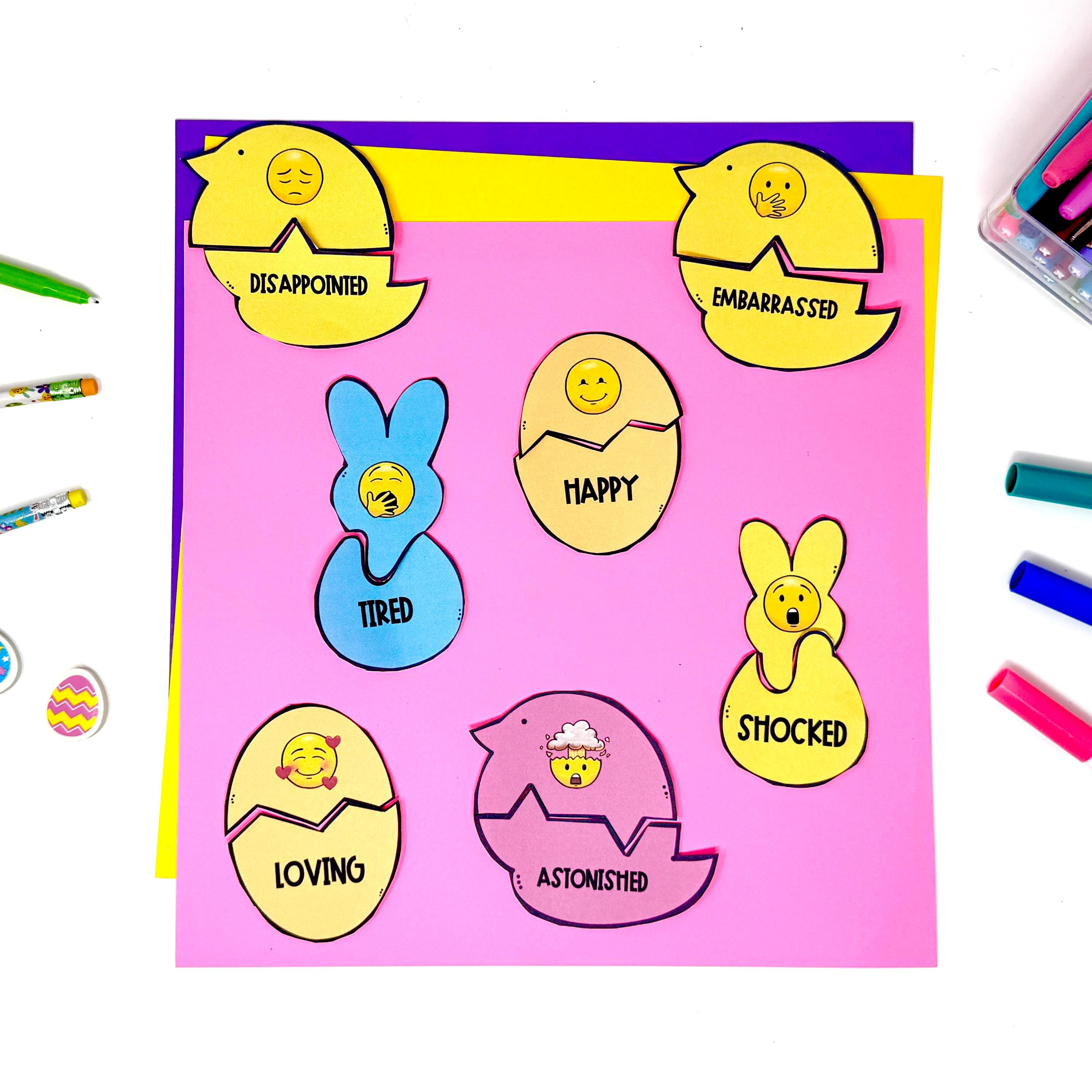 Easter Feelings Mazes, Printable Self Esteem Activity for Kids ...