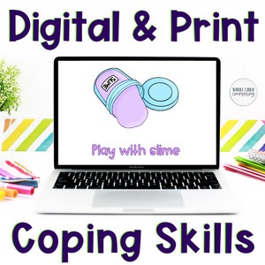 Coping Skills Toolbox for Kids, Digital Calm Down Corner Printables ...