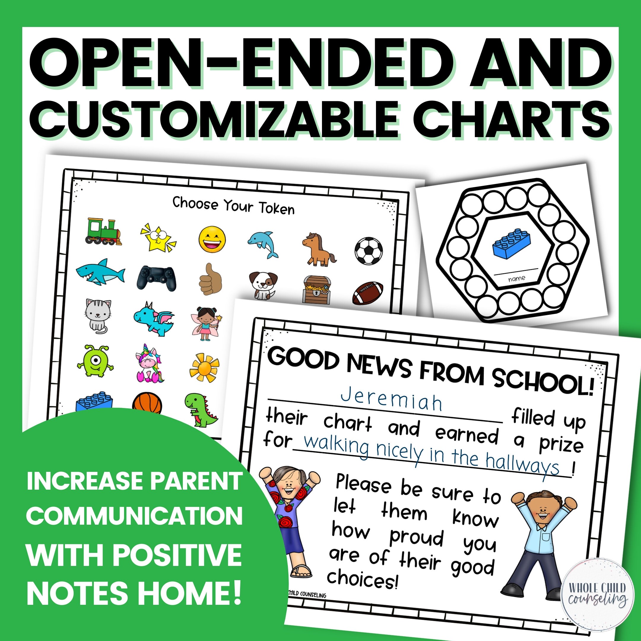 Behavior Chart Good Behavior Reward Special Education Digital Teacher ...