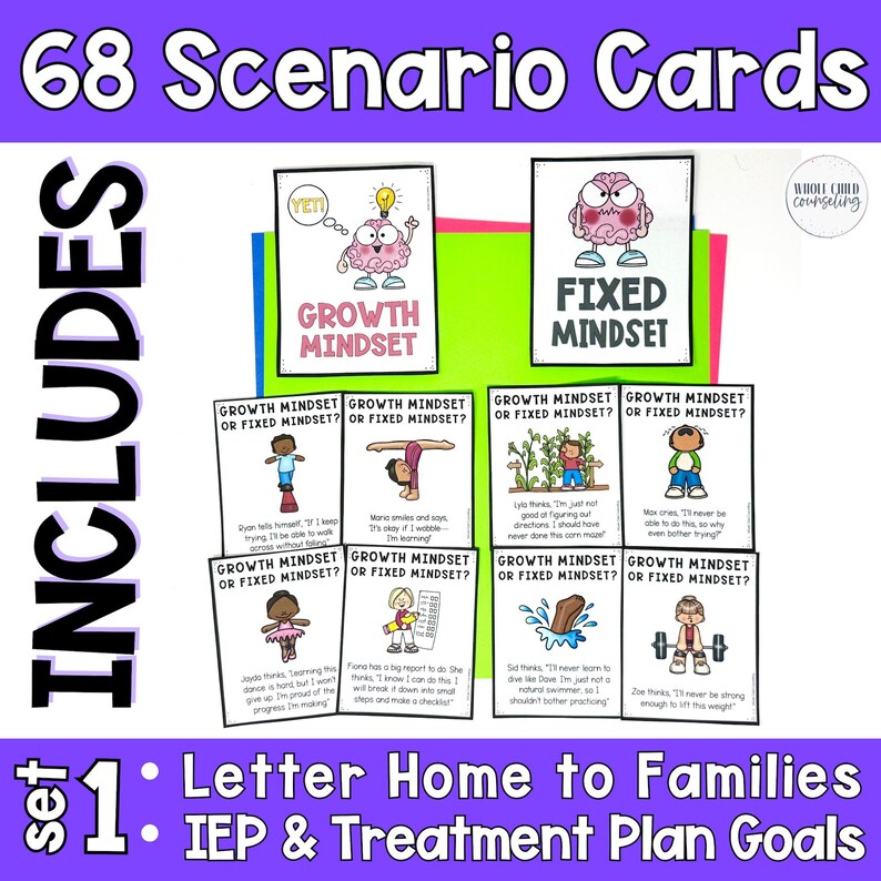 Mindset Games for Kids, Growth Mindset Children, Fixed Mindset ...