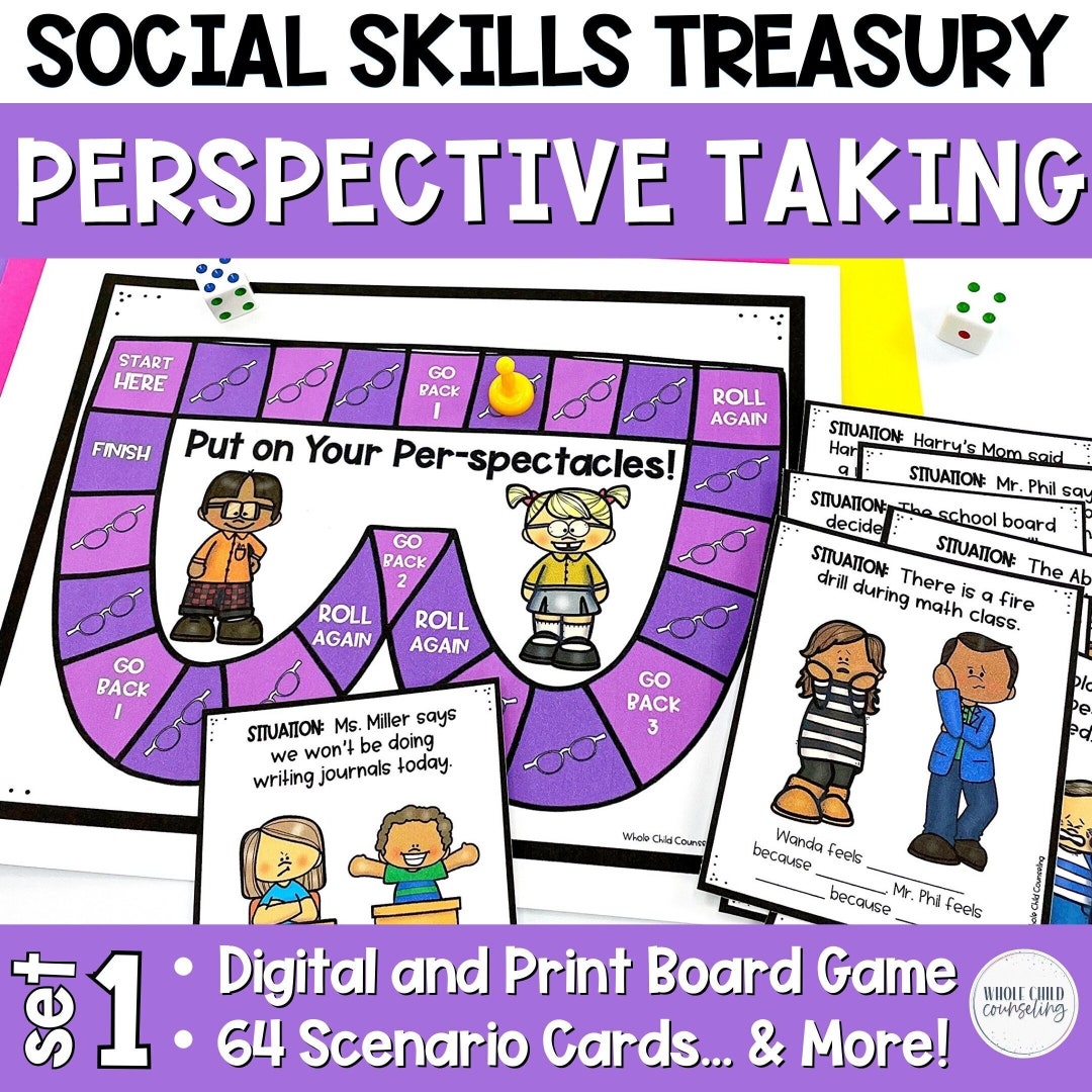 Social Skills SEL Perspective Printable Social Skills, Digital Download ...