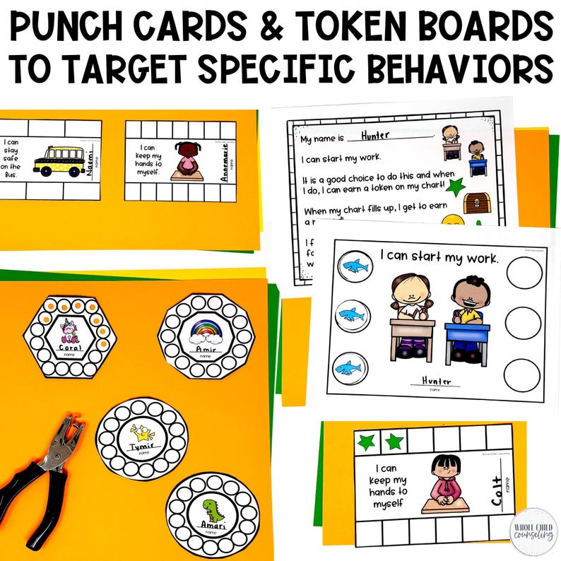 Behavior Chart Good Behavior Reward Special Education Digital Teacher ...