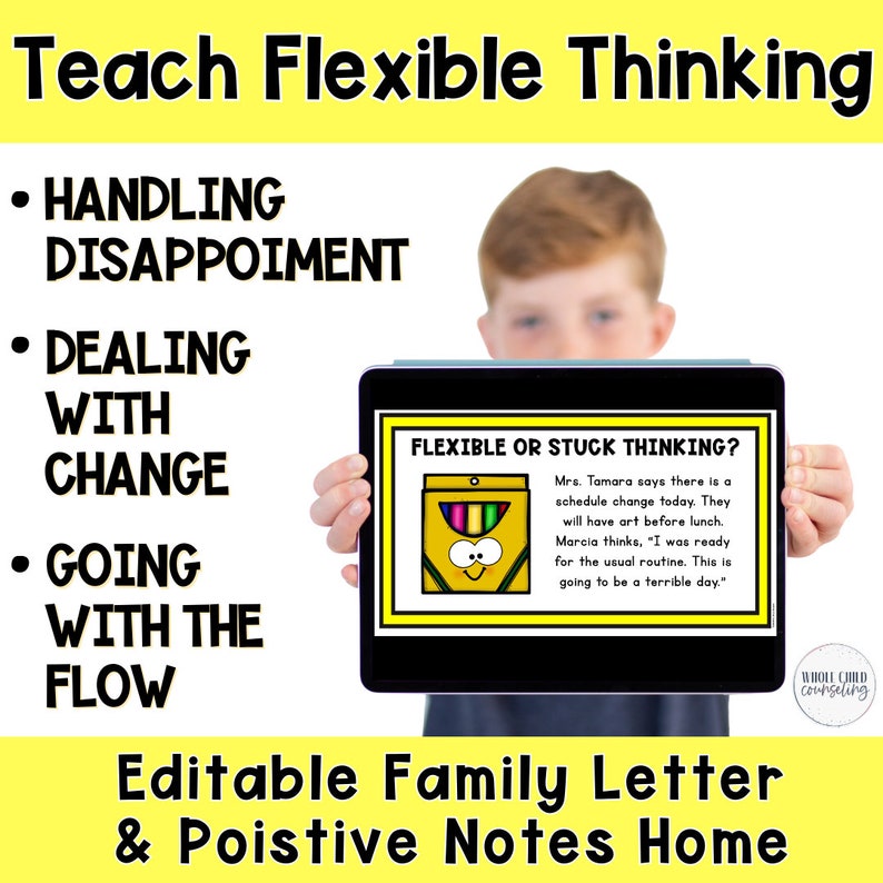 Stuck and Flexible Thinking Scenarios Game & Activities Set 1, Social ...