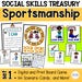 Social Skills Sportsmanship Printable Social Skills, Digital Download ...