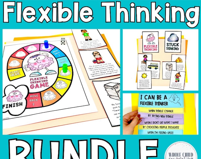 Stuck and Flexible Thinking Scenarios Game & Activities Set 1, Social ...