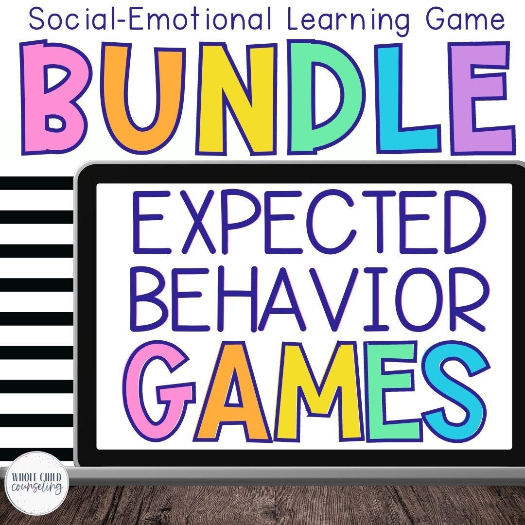 Expected & Unexpected Behavior Games Bundle, Social Emotional Learning ...