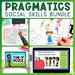 Pragmatic Social Skills and Communication Skills Bundle, Speech Therapy ...
