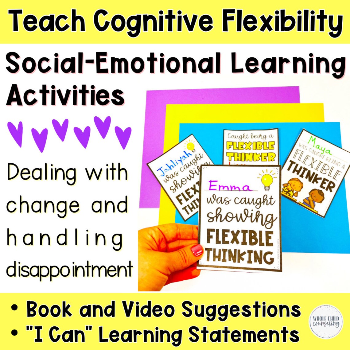 Stuck and Flexible Thinking Scenarios Game & Activities Set 1, Social ...
