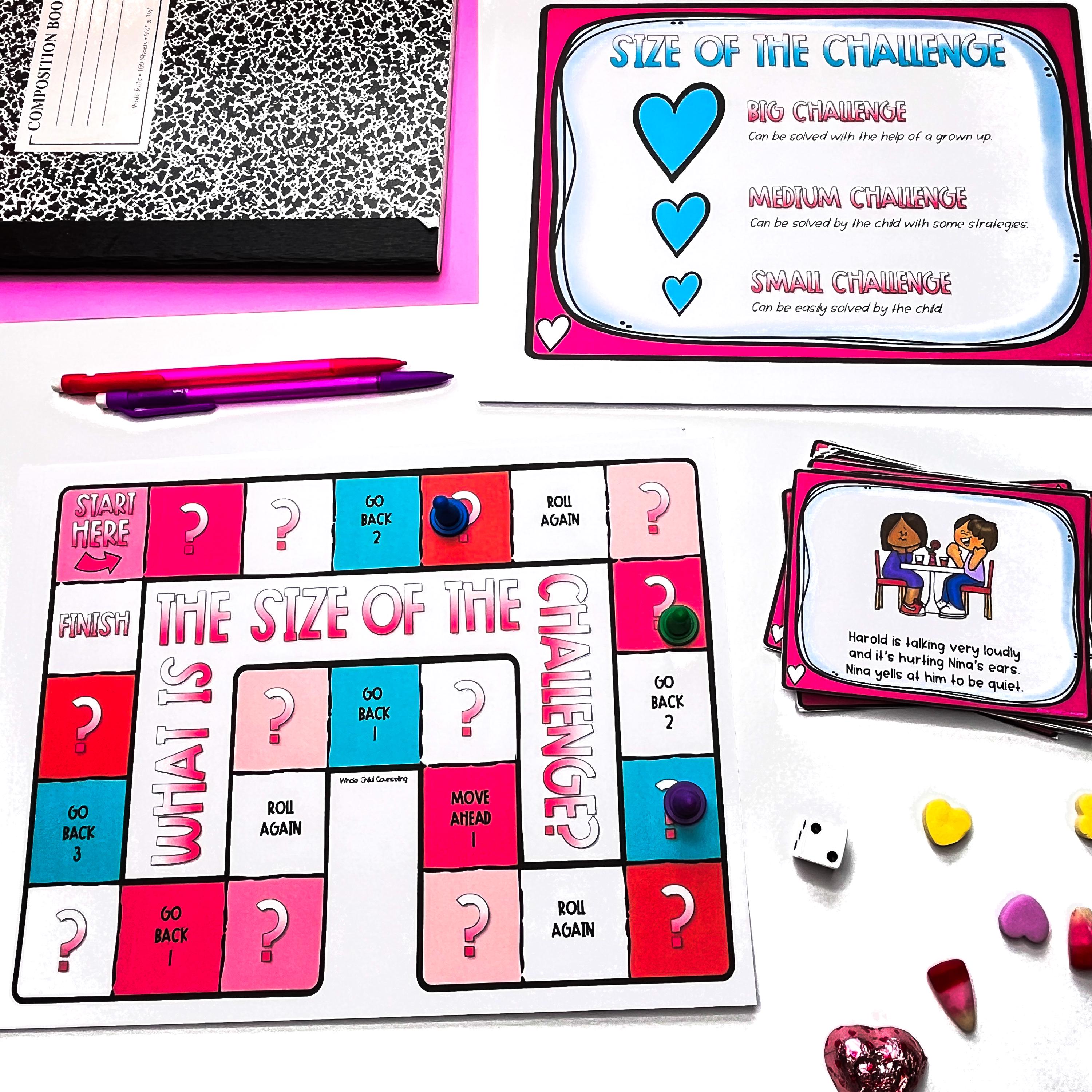 Valentine's Day Games, Social Emotional Learning Games, Print and ...