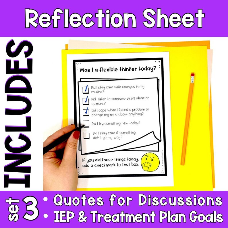 How to Be a Flexible Thinker for Upper Elementary Social Skills Set 3 ...