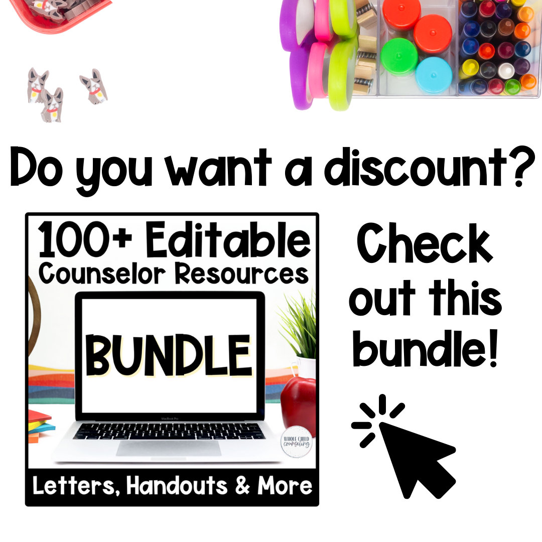 Mental Health Letters & Handouts for Counselor Parent Communication ...