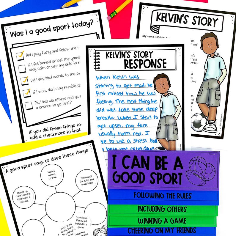 Social Skills Sportsmanship Printable Social Skills, Digital Download ...