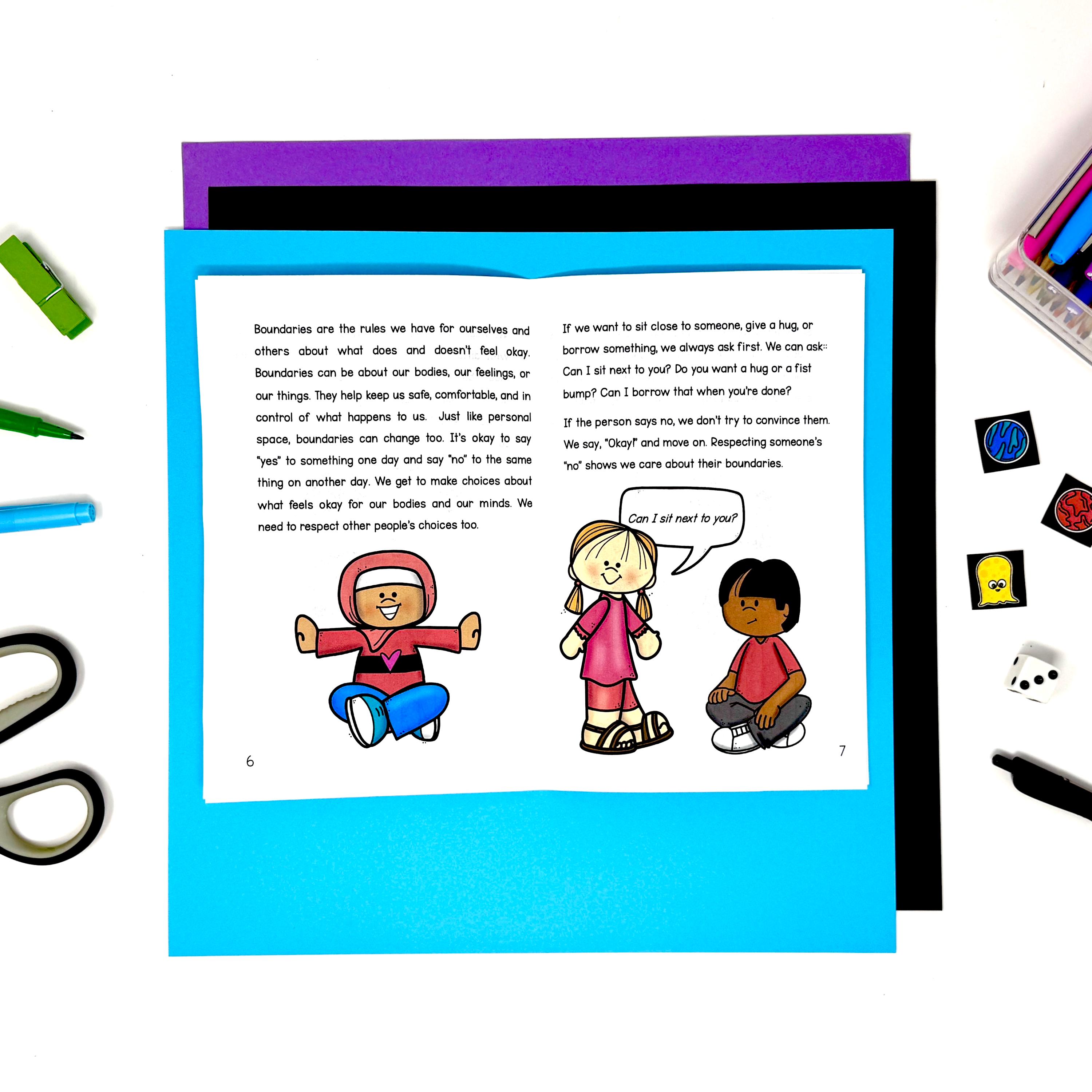 Personal Space Game, Boundaries Social Story, Cooperative Game for Kids ...