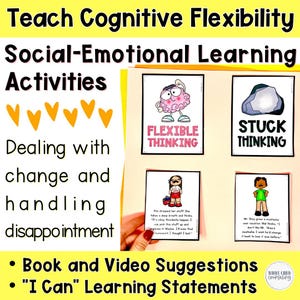 Stuck and Flexible Thinking Scenarios Game & Activities Set 1, Social ...