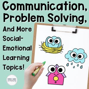 Kids Spring Directed Drawing, SEL Counseling Activity, Child Therapy ...