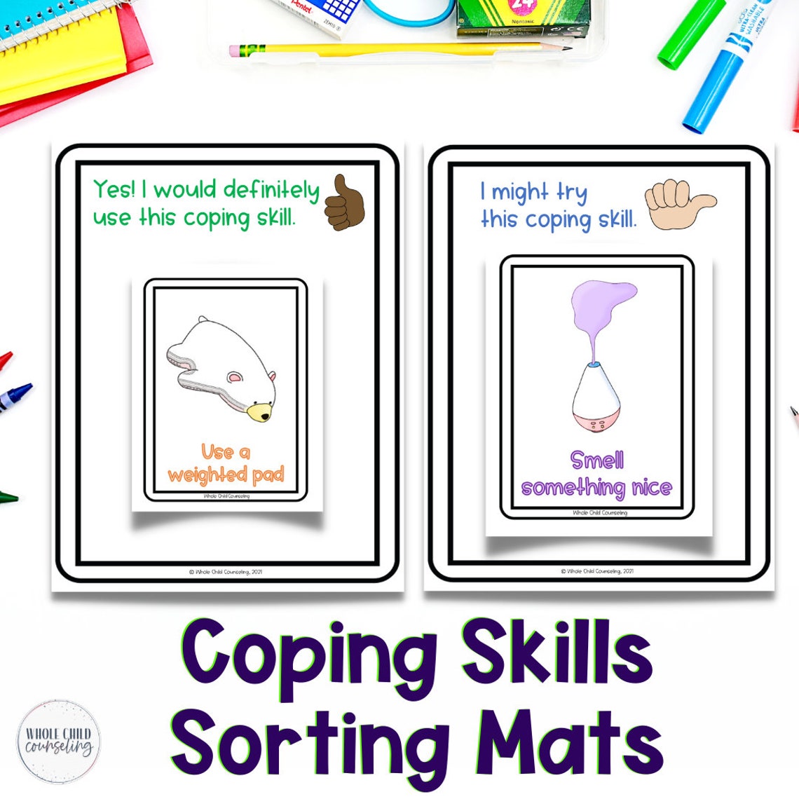 Coping Skills Toolbox for Kids, Digital Calm Down Corner Printables ...