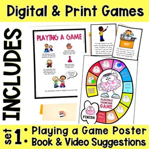 Flexible Thinking Dealing With Change Social Skills Activity & Game ...