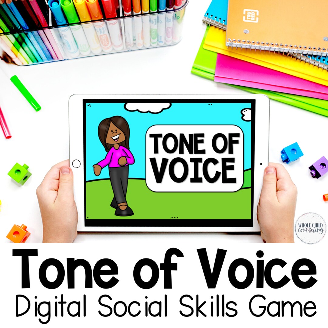 Practice Tone of Voice and Social Skills Homeschool Game, Digital ...