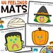 Halloween Naming Feelings Dough and Drawing Emotions Mats for Social ...