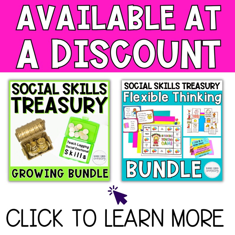 I Can Show Flexible Thinking Social Story & Game Social Skills Set 2 ...