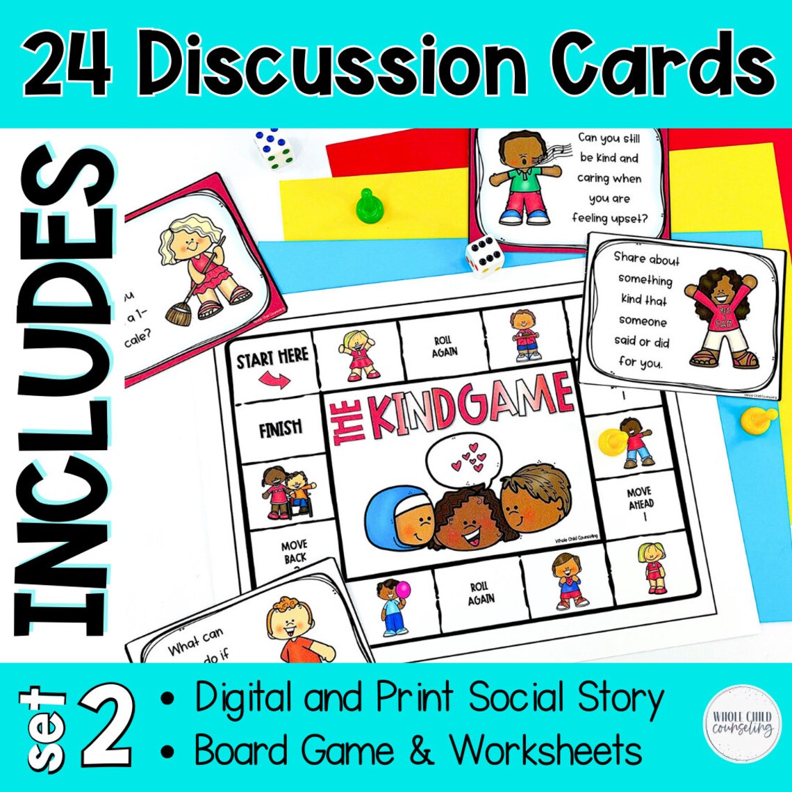 Kindness and Caring Social Story and Game Activity Set 2, Empathy ...