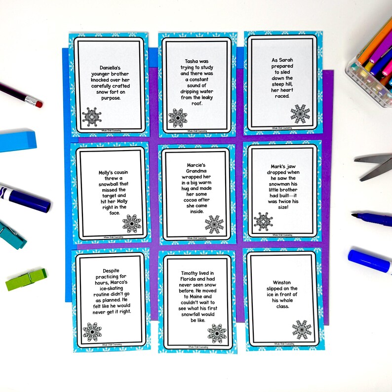 Winter Feelings Mazes for Kids, Printable Self Esteem Games for Kids ...