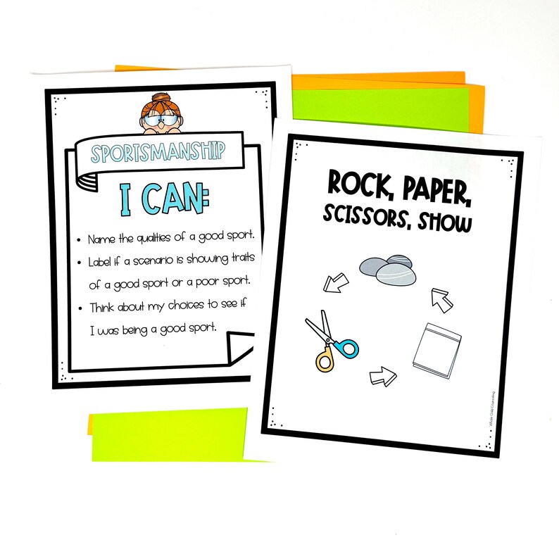 Social Skills Sportsmanship Printable Social Skills, Digital Download ...