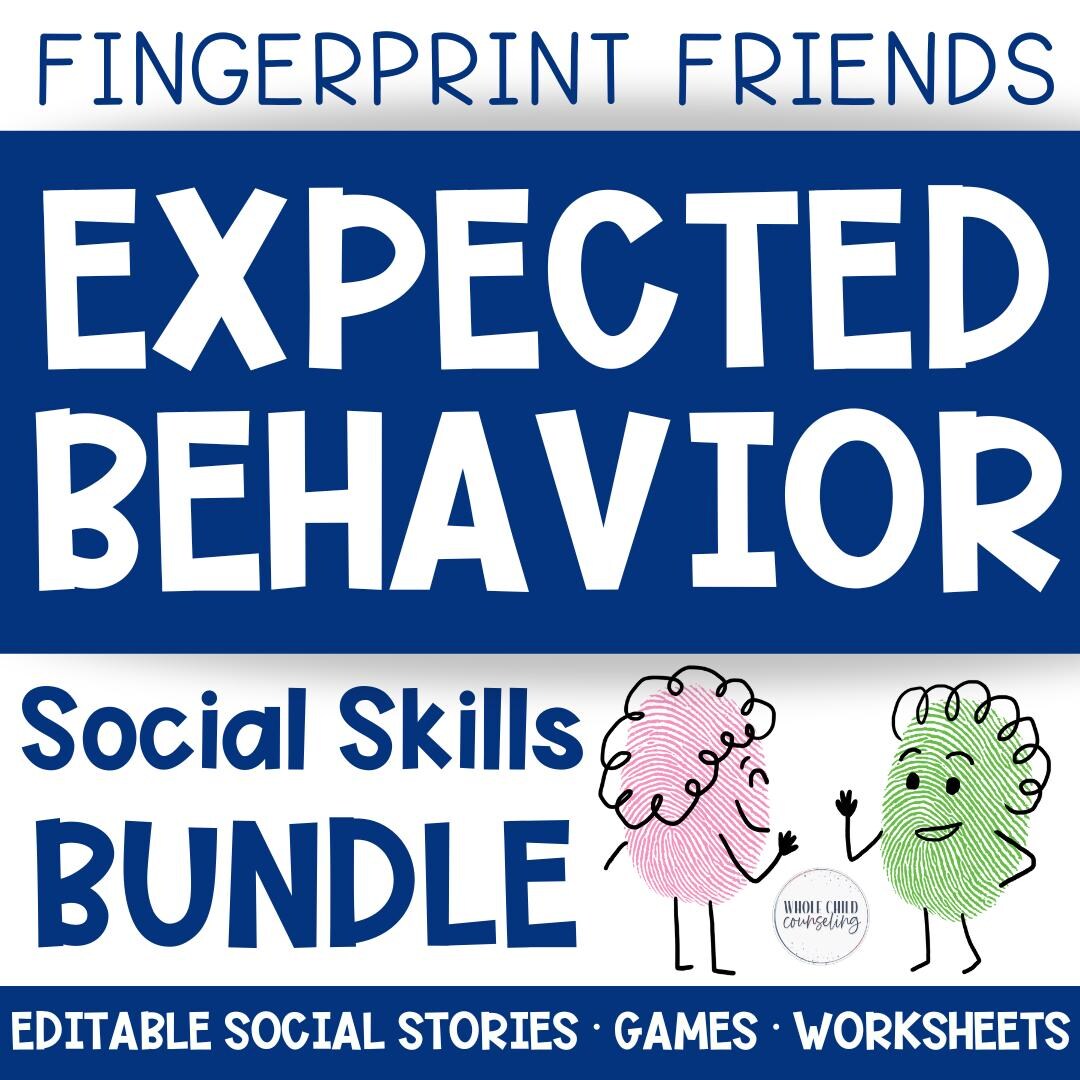 Expected Behavior Bundle, School Skills Games Bundle, Print and Digital ...