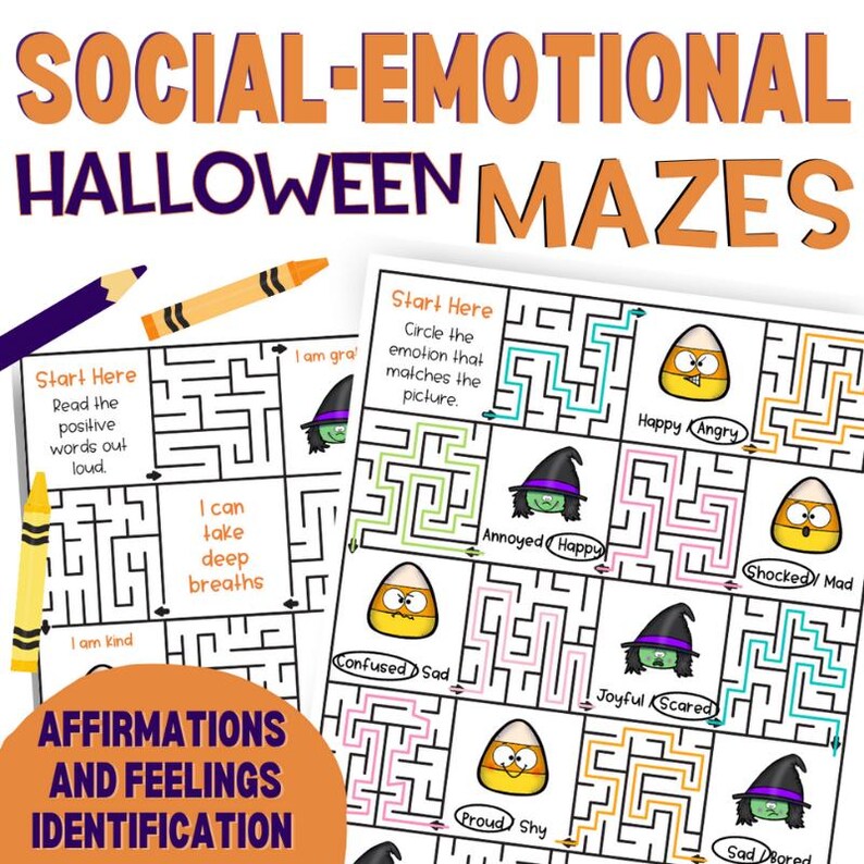 Halloween Social Emotional Bundle, Emotional Learning, Scenario Cards ...