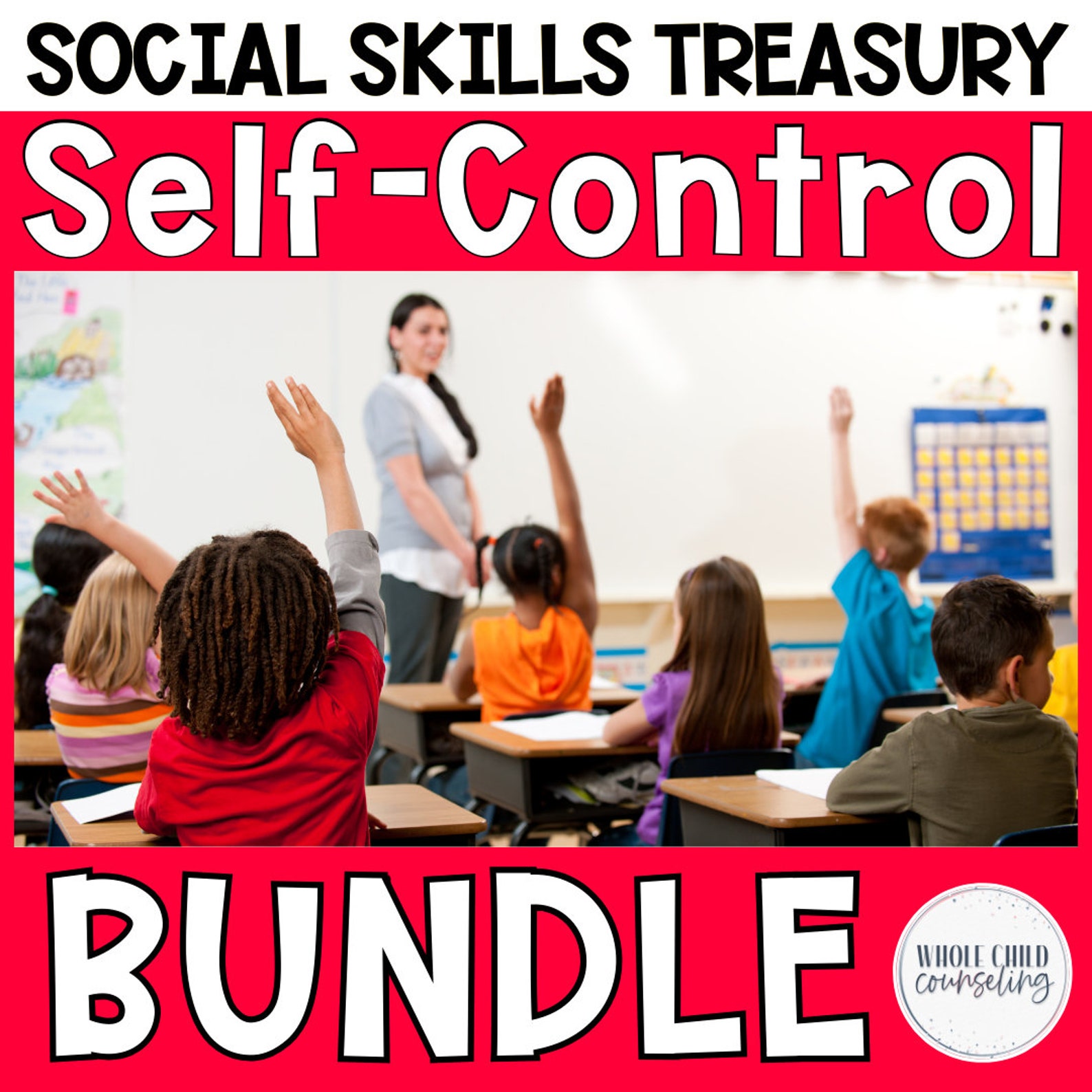How to Show Self Control SEL Activity & Game Bundle, Social Skills Kid ...