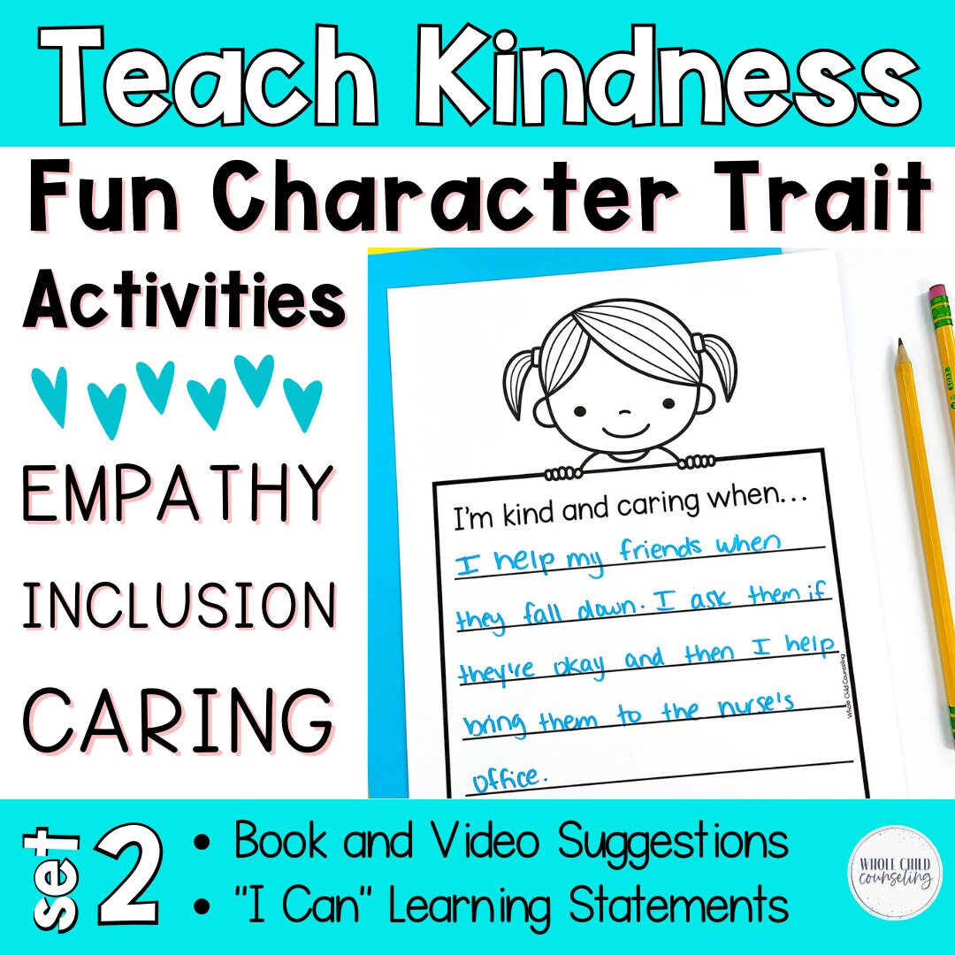 Kindness and Caring Social Story and Game Activity Set 2, Empathy ...