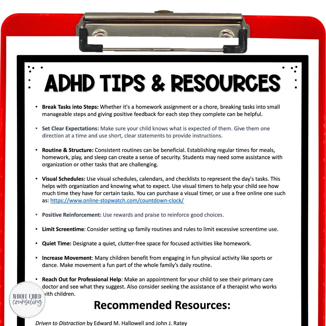 Mental Health Letters & Handouts for Counselor Parent Communication ...