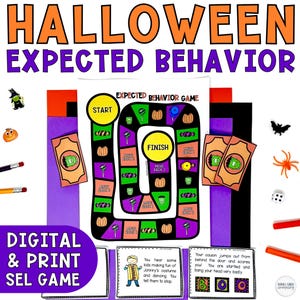Halloween Social Emotional Learning (SEL) and Counseling Activities ...