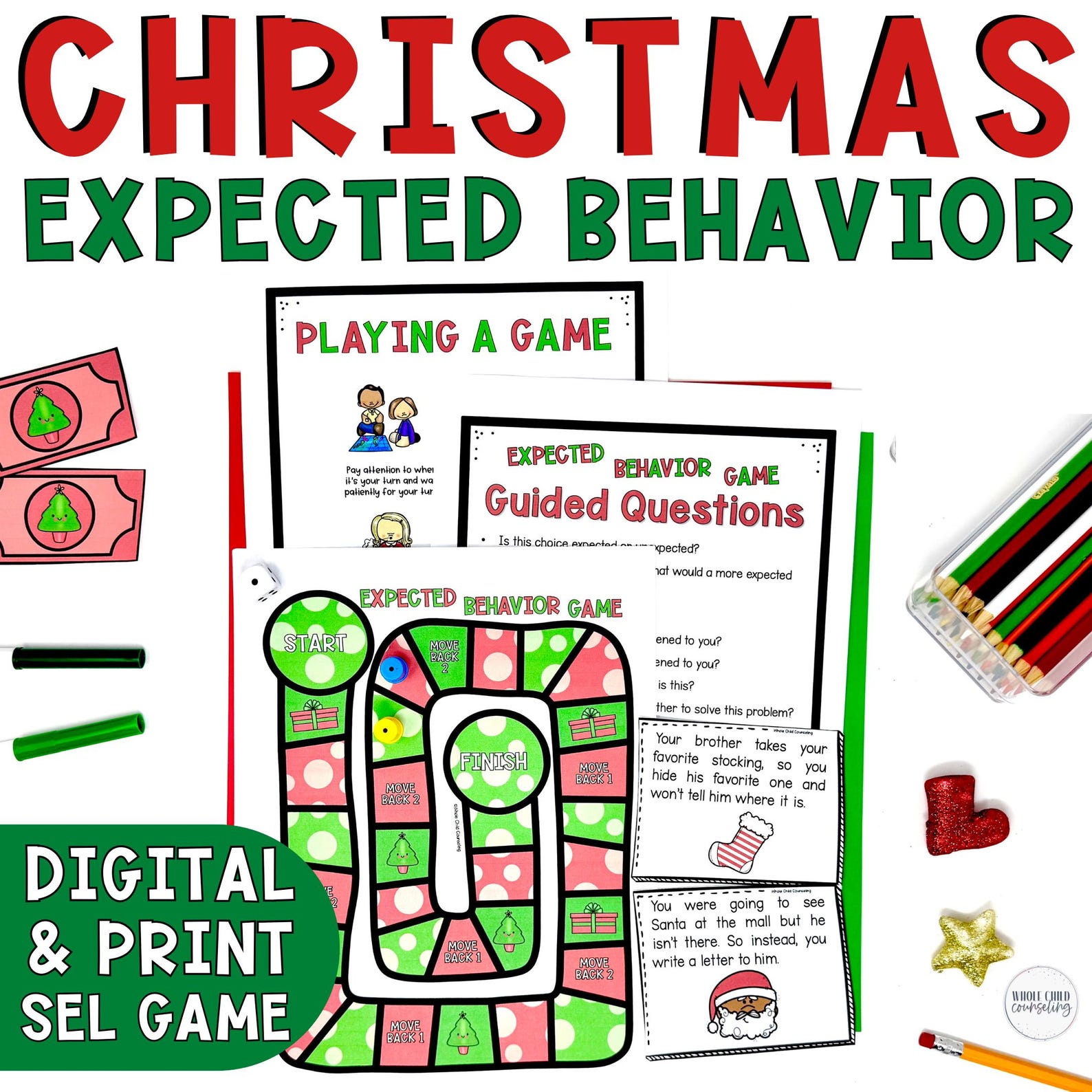 Christmas SEL Activity Bundle, Winter Social Emotional Learning, SEL ...