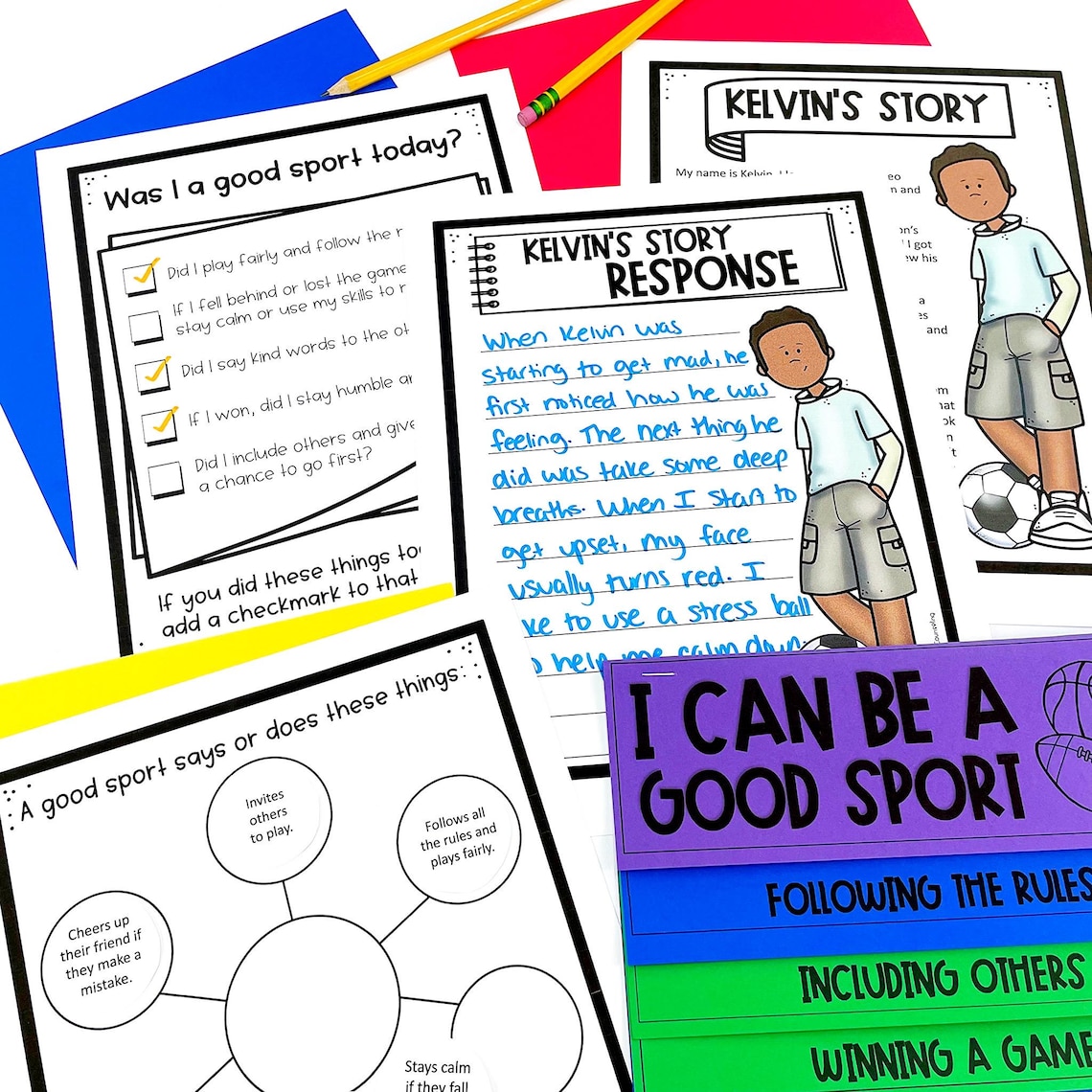 Social Skills Sportsmanship Printable Social Skills, Digital Download ...
