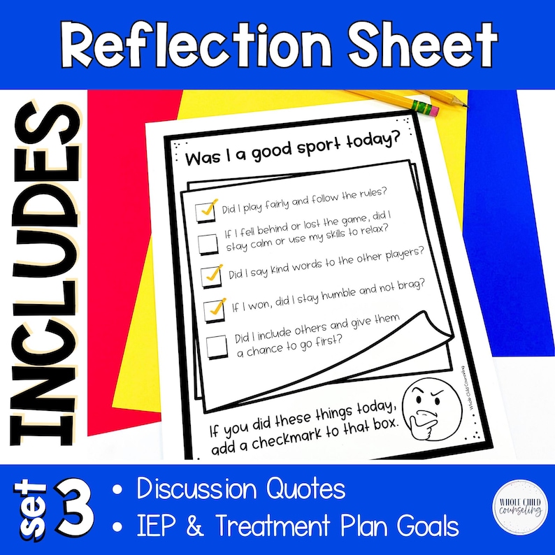 Social Skills Sportsmanship Printable Social Skills, Digital Download ...