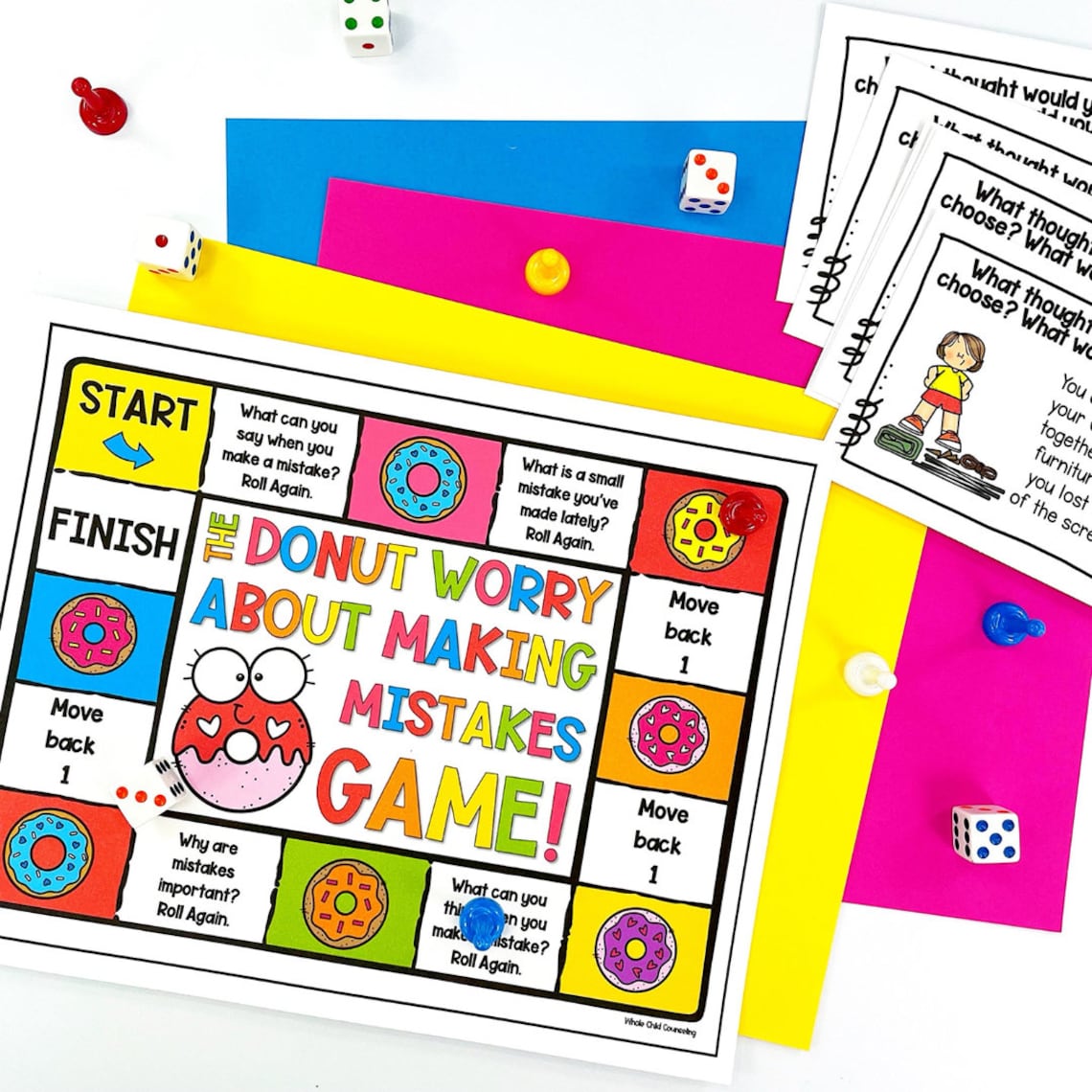 Making Mistakes Flexible Thinking CBT Game & Activity Set, CBT ...