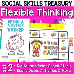 Flexible Thinking Dealing With Change Social Skills Activity & Game ...