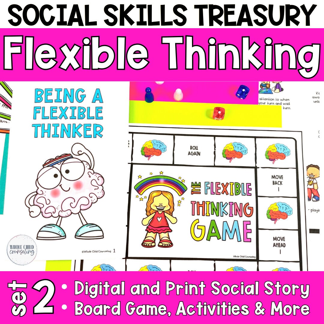 Flexible Thinking Dealing With Change Social Skills Activity & Game ...