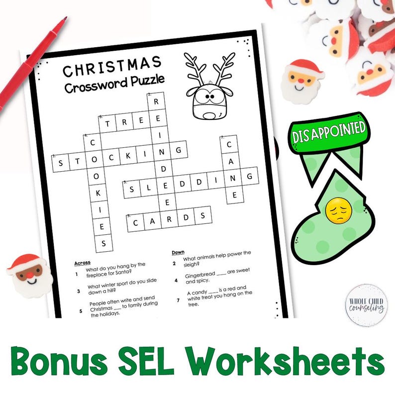 Christmas Mazes for Kids, Printable Self Esteem Games for Kids ...