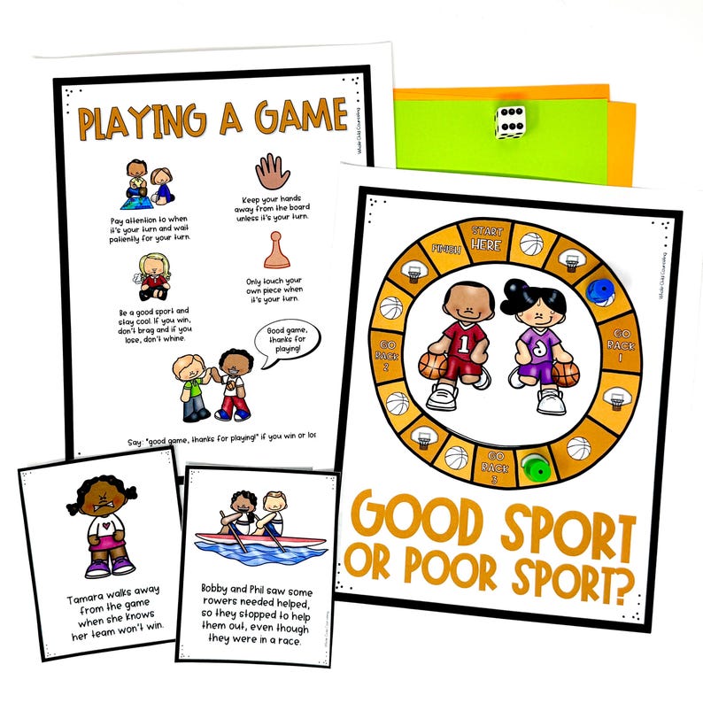 Social Skills Sportsmanship Printable Social Skills, Digital Download ...