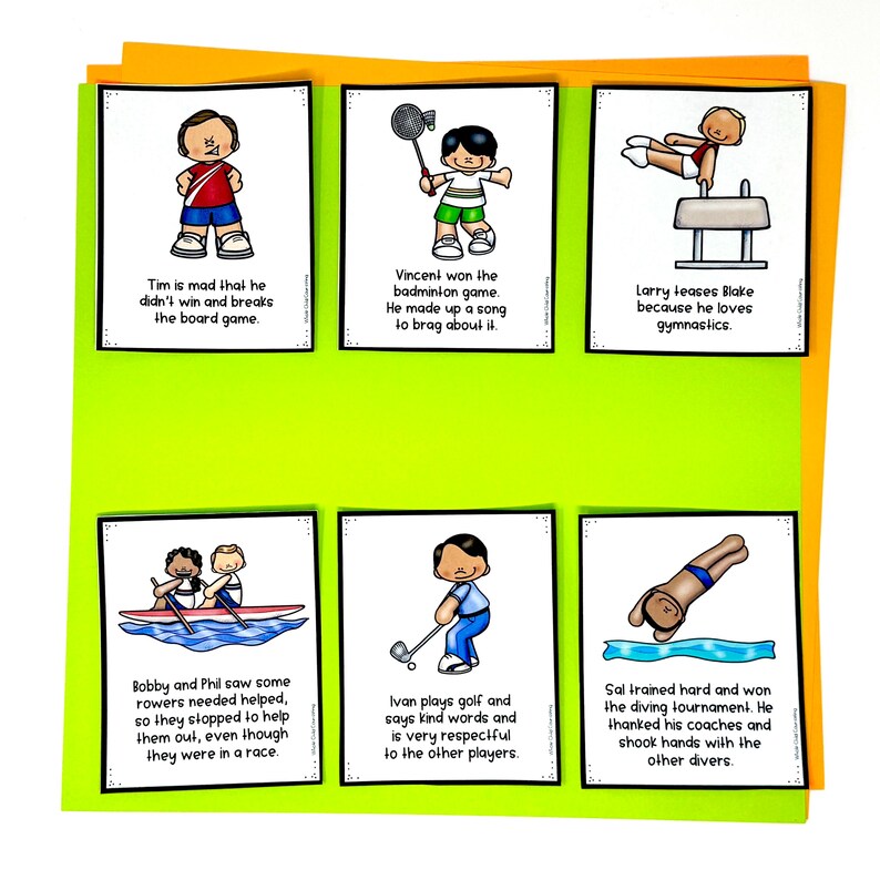 Social Skills Sportsmanship Printable Social Skills, Digital Download ...